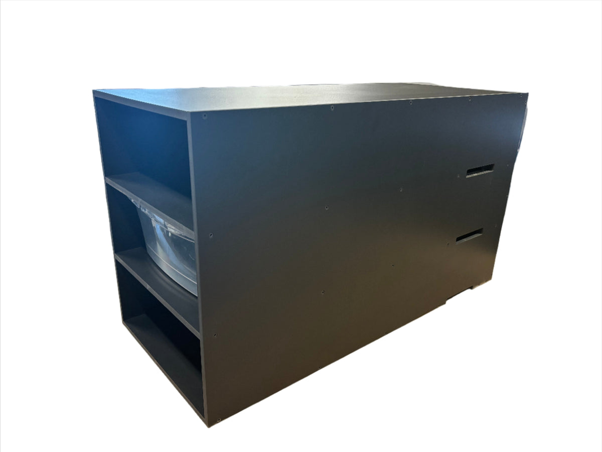 50 Litre BP adult rack, Black Enviro PVC – Meco Reptiles and Enclosures