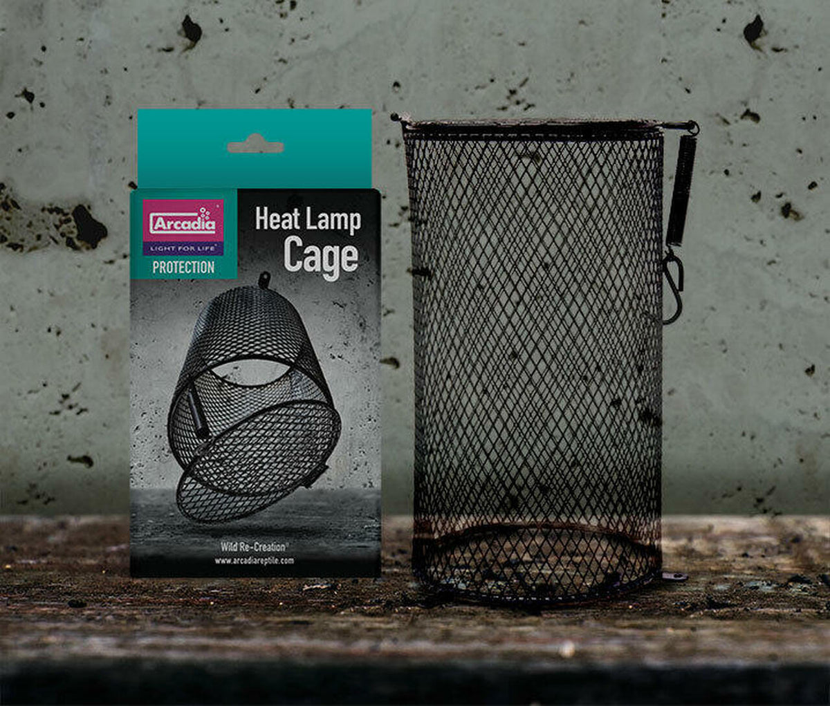 Arcadia protector cage for heat lamp – Meco Reptiles and Enclosures